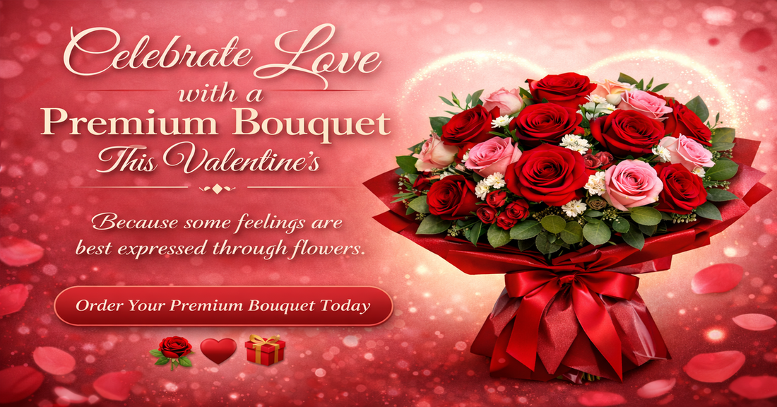 Valentine’s Day Premium Flower Bouquets | Pick and Click Flower Express ...